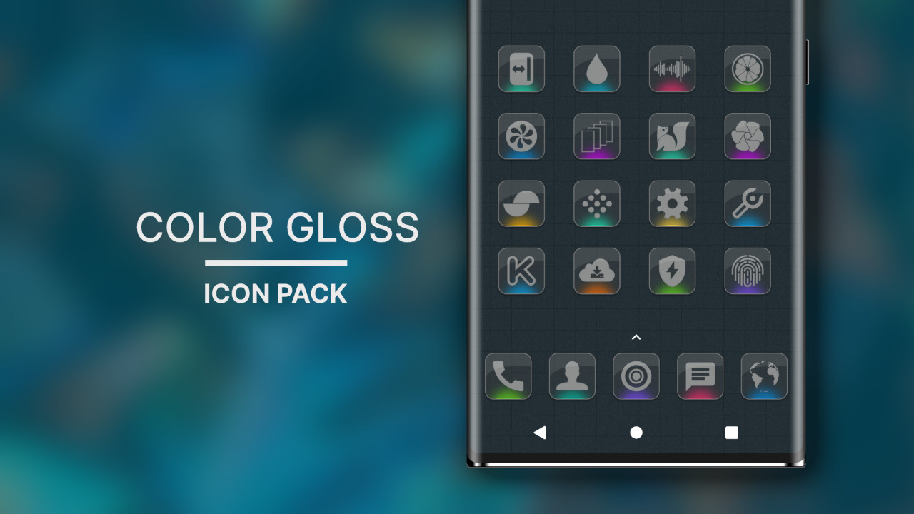 Color Gloss Icon Pack for Android | Lorsalio